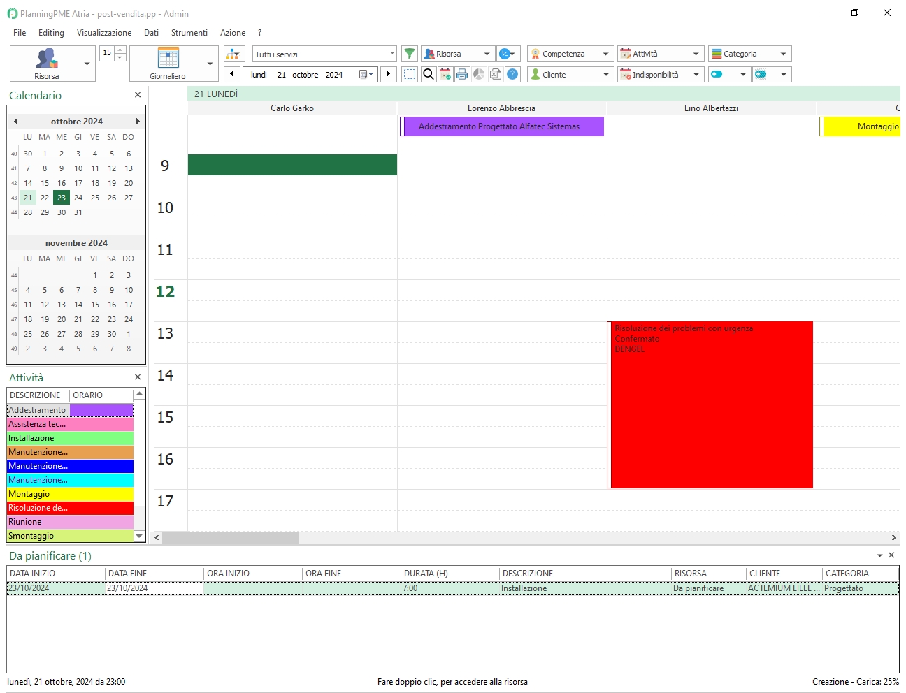 Crea un calendario condiviso con PlanningPME