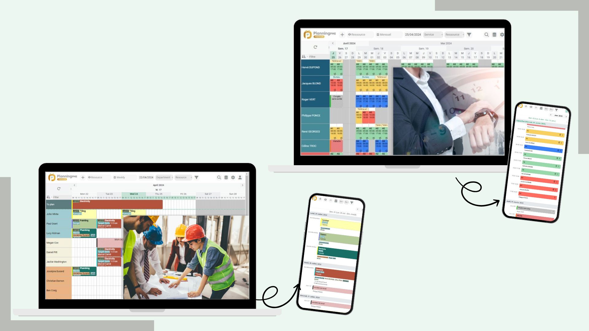 Software di pianificazione ideale per tutti i settori aziendali - PlanningPME